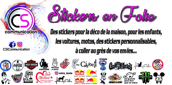 Stickers en folie by CS Communication